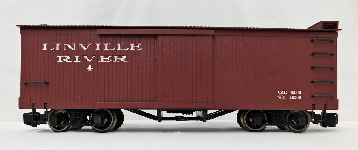 Bachmann 93321 Linville River #4 Wood-sided Box Car Metal Wheels Knuck – Lone Star Trains ...