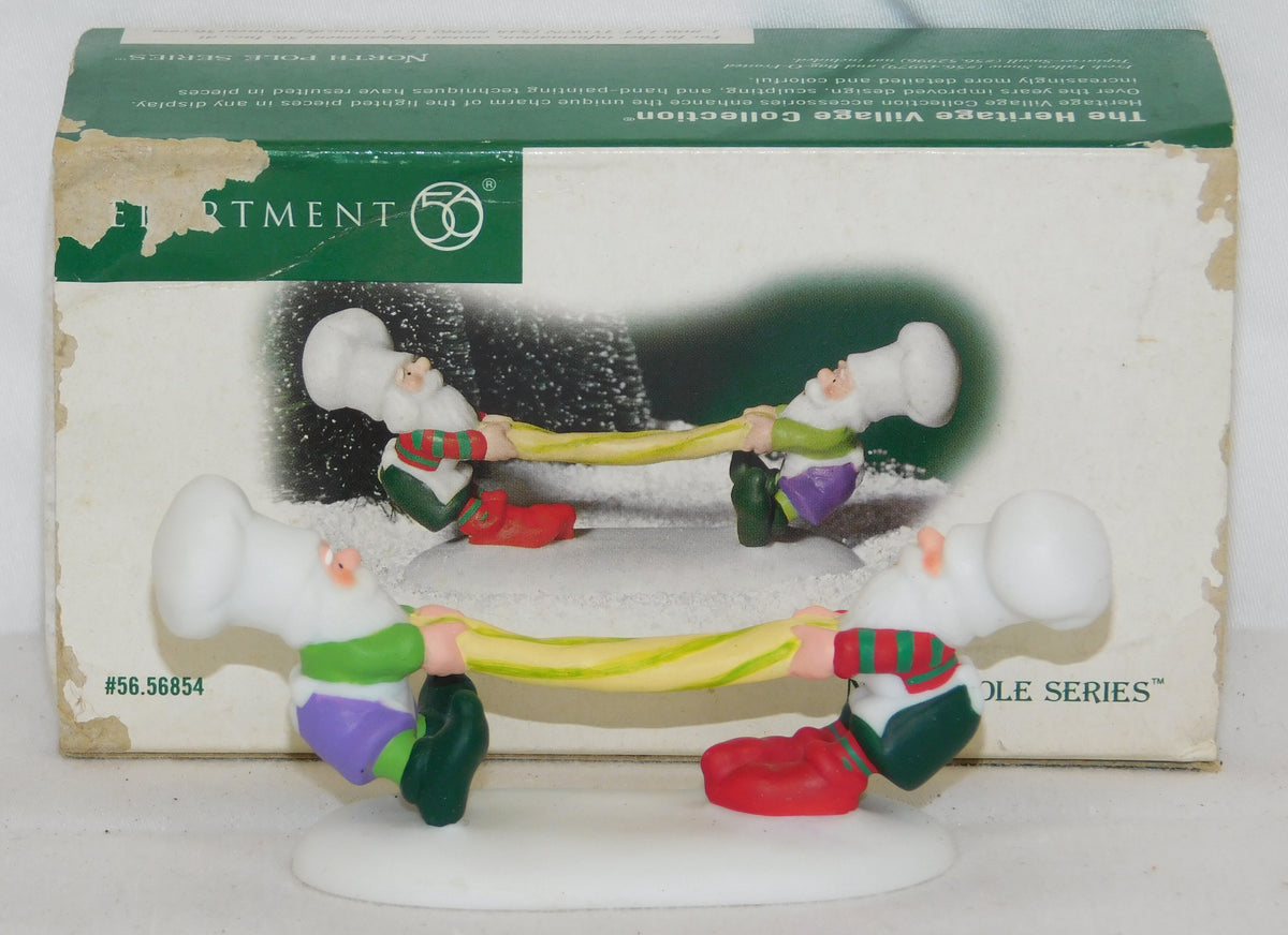 Department 56 #56.56854 Don't Let Go! North Pole Serie Taffy Elves Chr ...