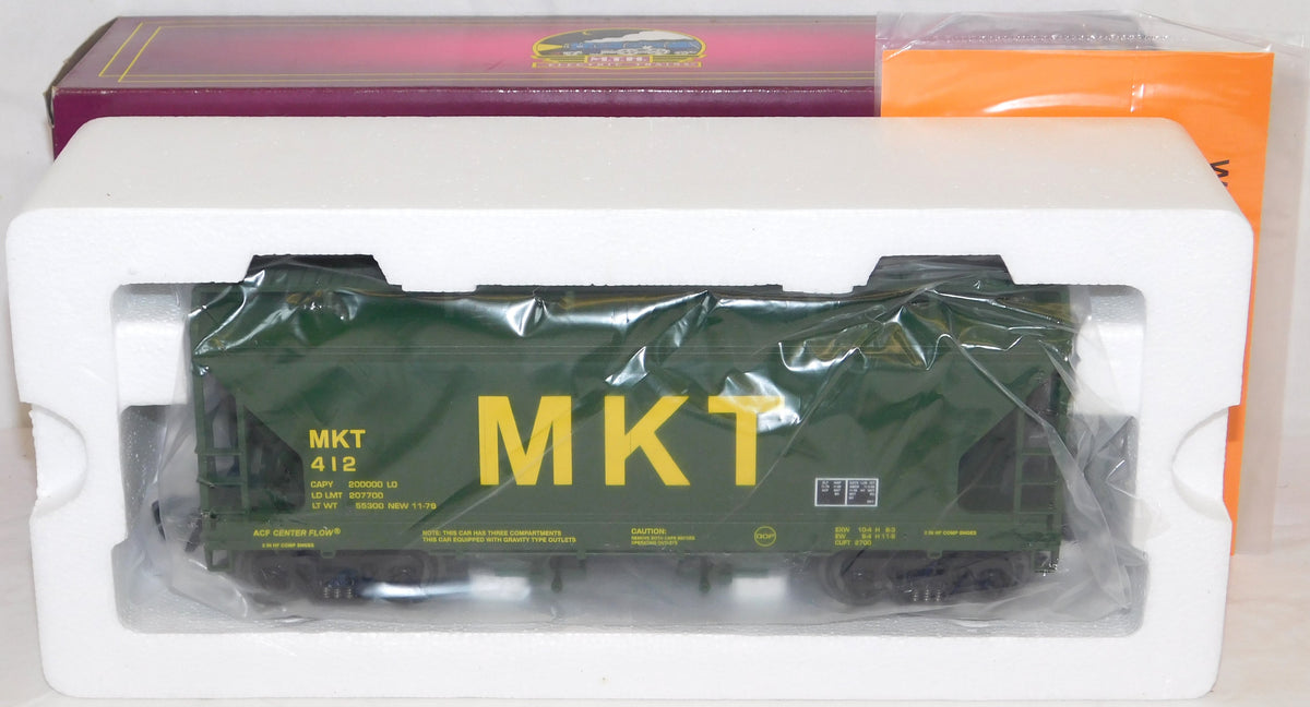 MTH 20-97491 MKT #412 2 Bay Centerflow Hopper Premier O C-8 1/48 Katy ...