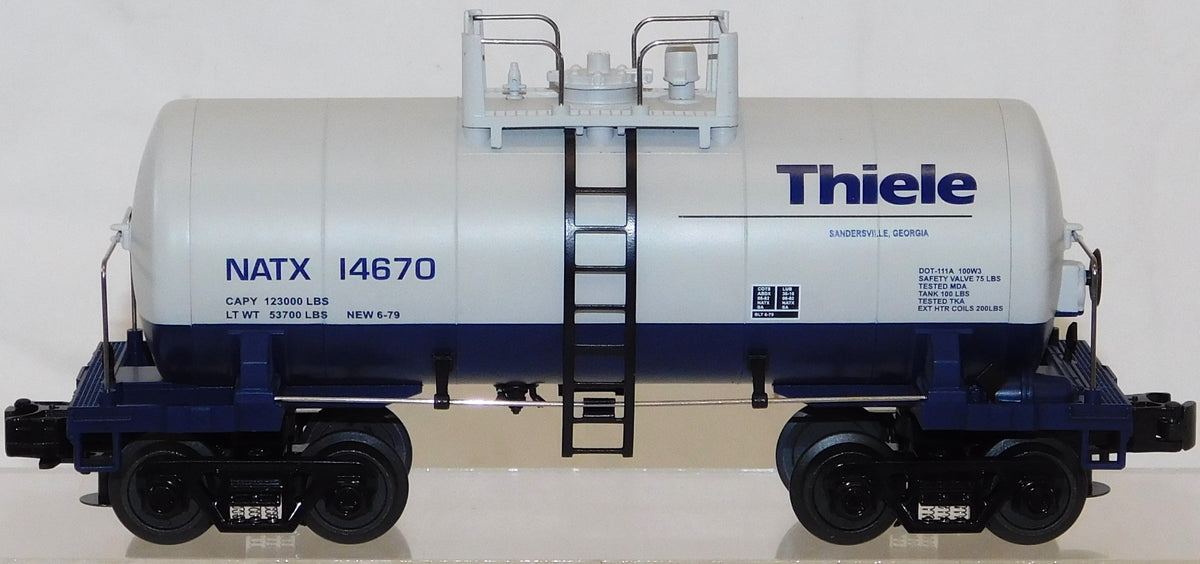 MTH 20-96044 Theile Kaolin Co NATX 14670 8000 Gallon tank car 1/48 Pre ...