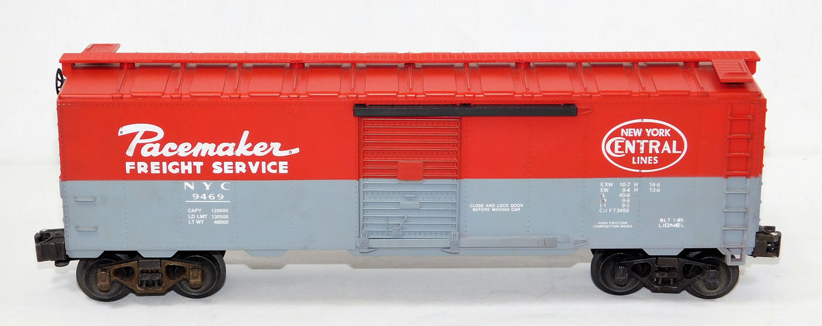 Lionel Trains 6-9469 New York Central Pacemaker Boxcar NYC 1985 Standa ...
