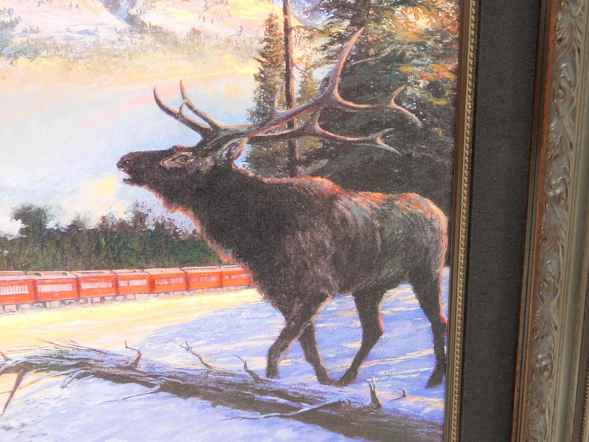 Canadian Pacific Majesty at Massive on CANVAS Signed John Winfield Rai ...