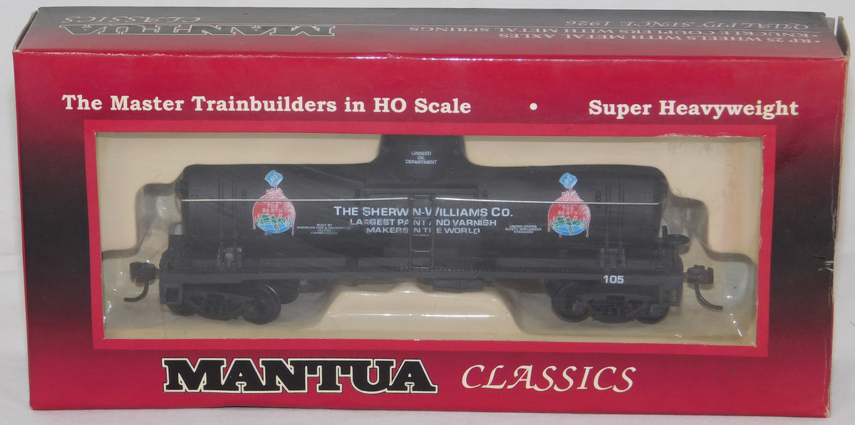 Mantua Classics 732-308 Sherwin Williams 40' Single Dome Tank Car HO S ...