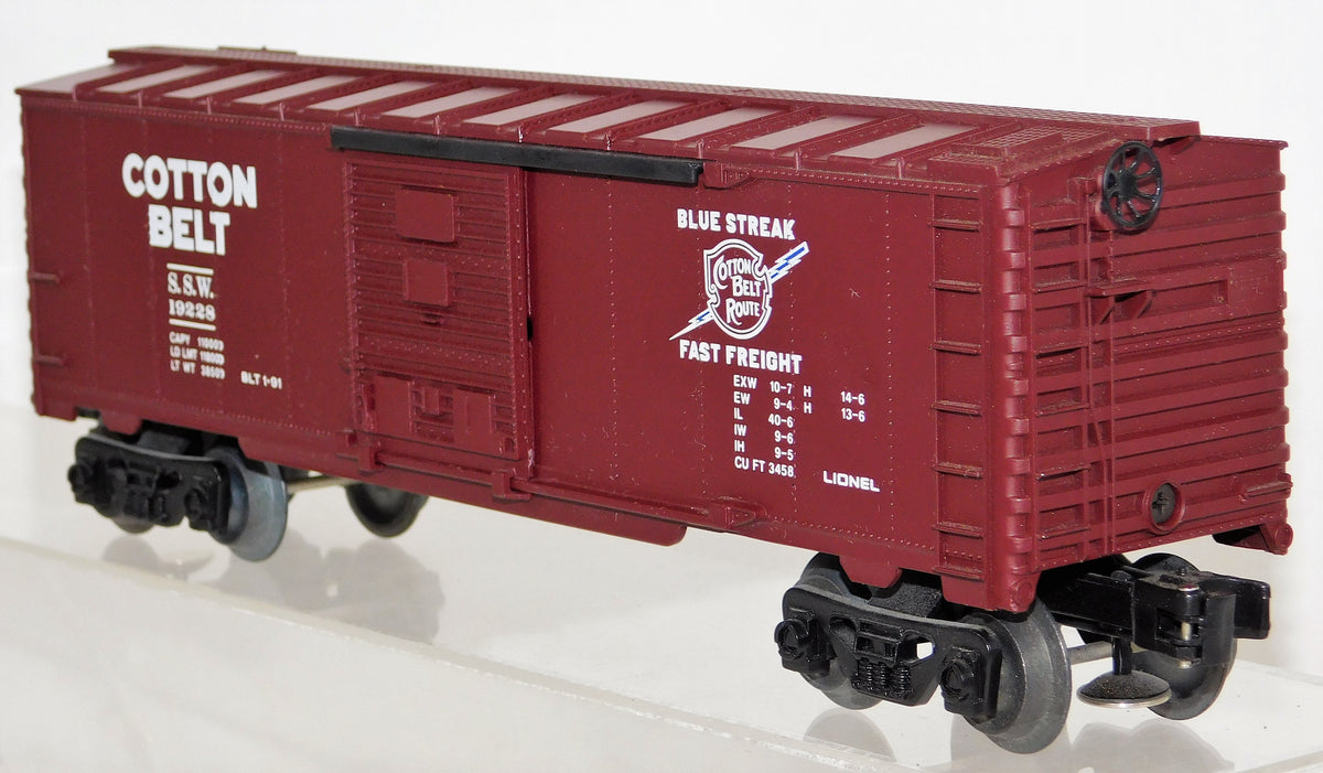 Lionel 6-19228 Cotton Belt Boxcar Blue Streak SSW St. Louis Southweste ...
