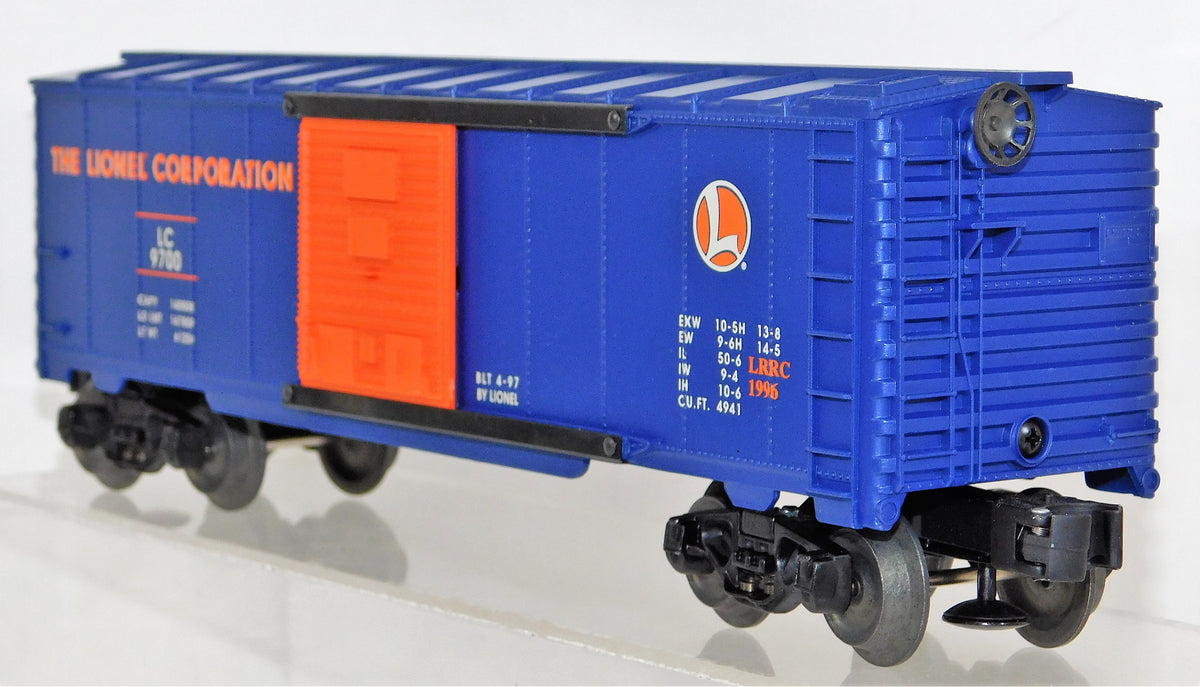 Lionel 6-29200 Lionel Railroader Club Boxcar 1997 Blue 9700 series box ...