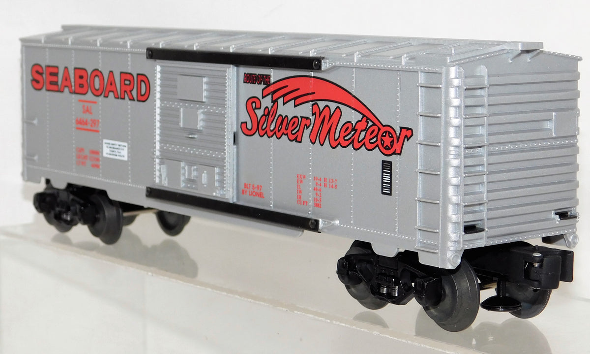 Lionel 6-19290 Box Car #6464-297 Seaboard Railroad Silver Meteor SAL L ...