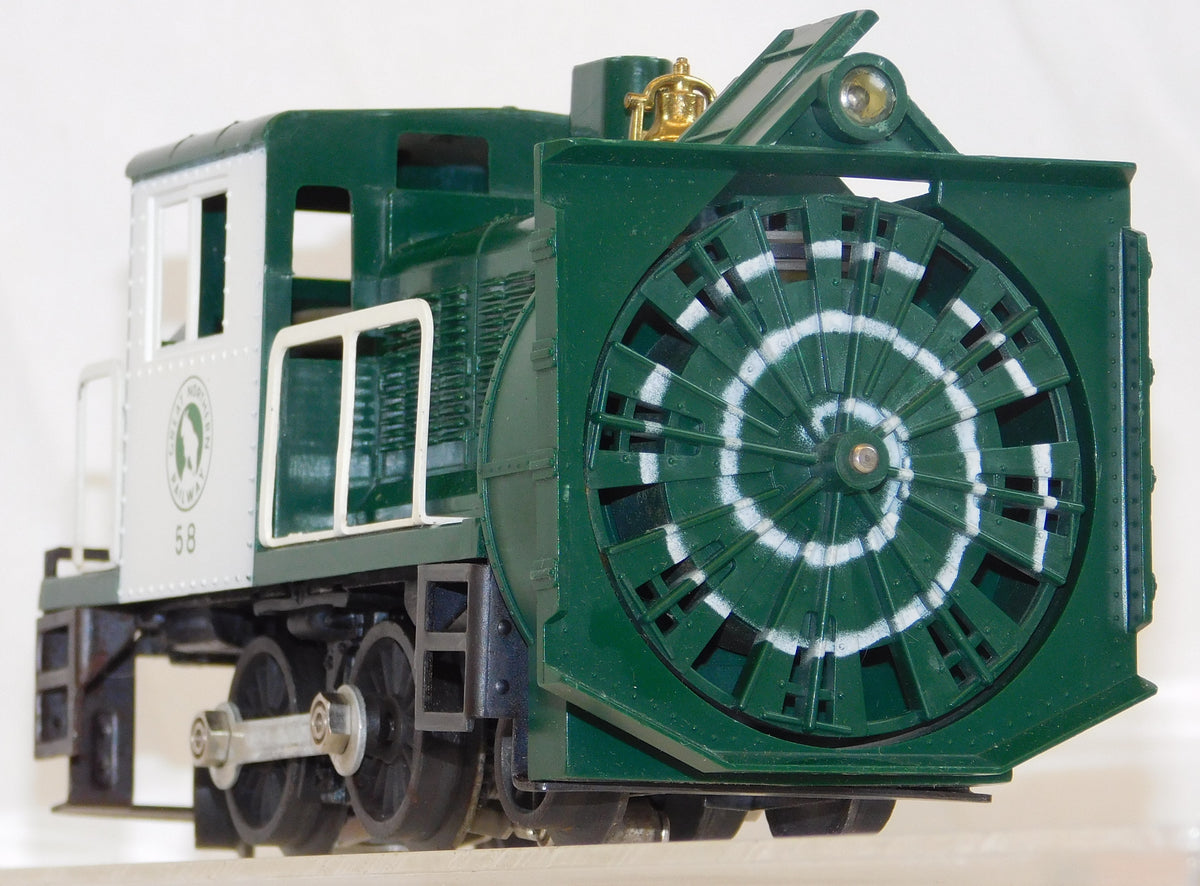 CLEAN Lionel #58 Great Northern Rotary Snow Plow Vulvcan Switcher 1959 ...