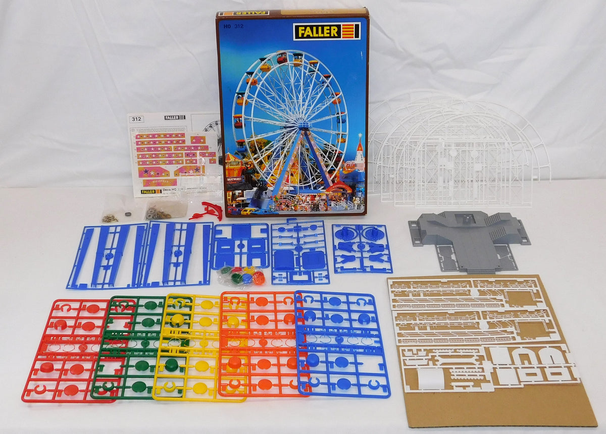 Faller 312 FERRIS WHEEL HO Scale Complete unused Carnival Circus Ride ...