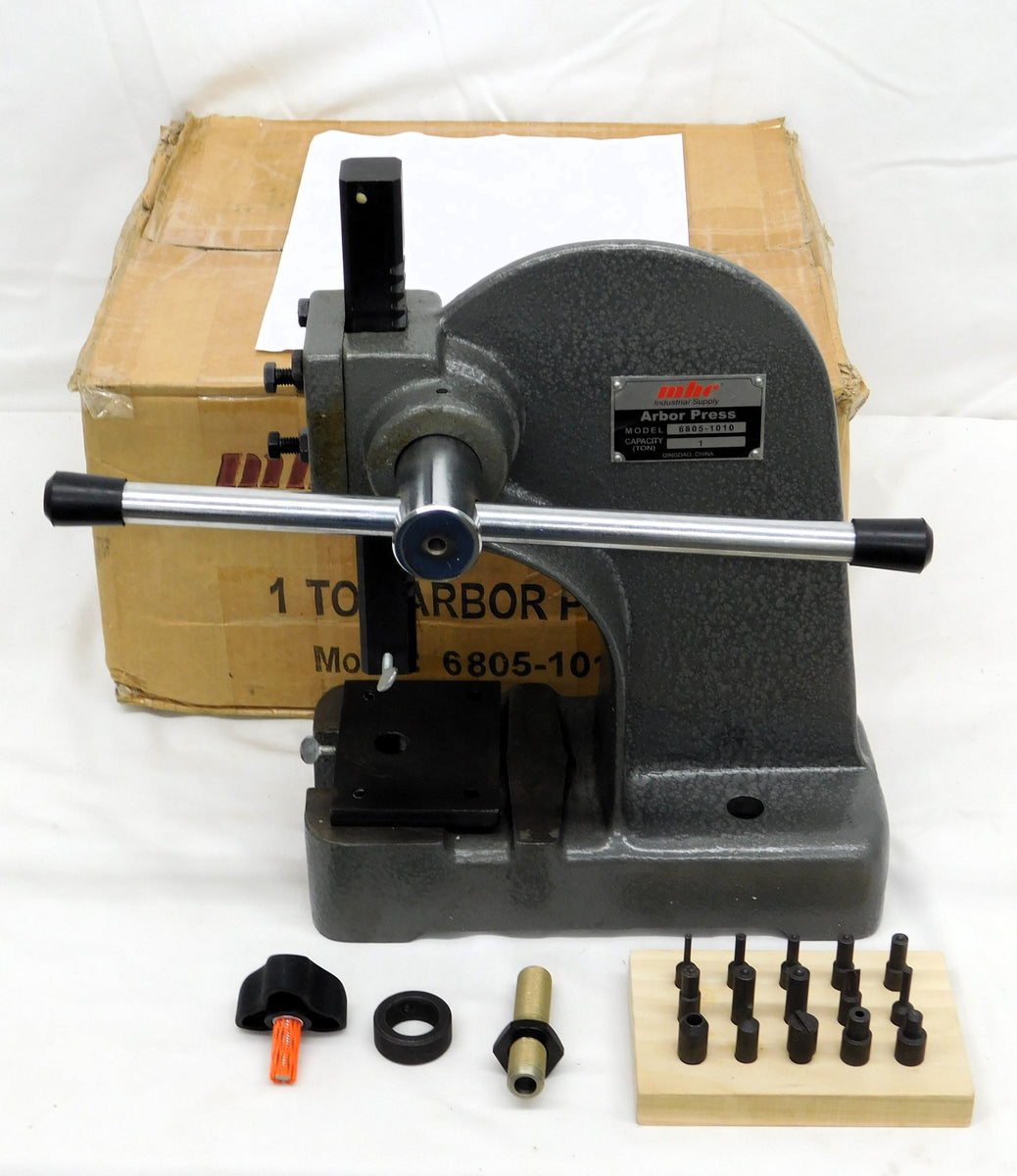 STX-360 One Ton Arbor Press fr toy trains w/ Rivet Set for Lionel Serv ...