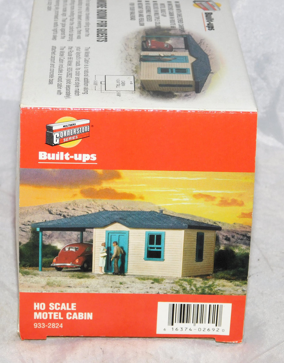Walthers 933-2824 HO Scale Route 66 Motel Cabin Cornerstone Series Bui ...
