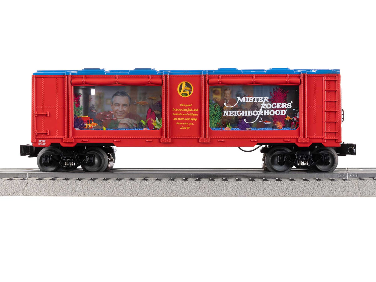Lionel 6-2428450 Mister Rogers Neighborhood Aquarium Car O gauge 3 rai ...