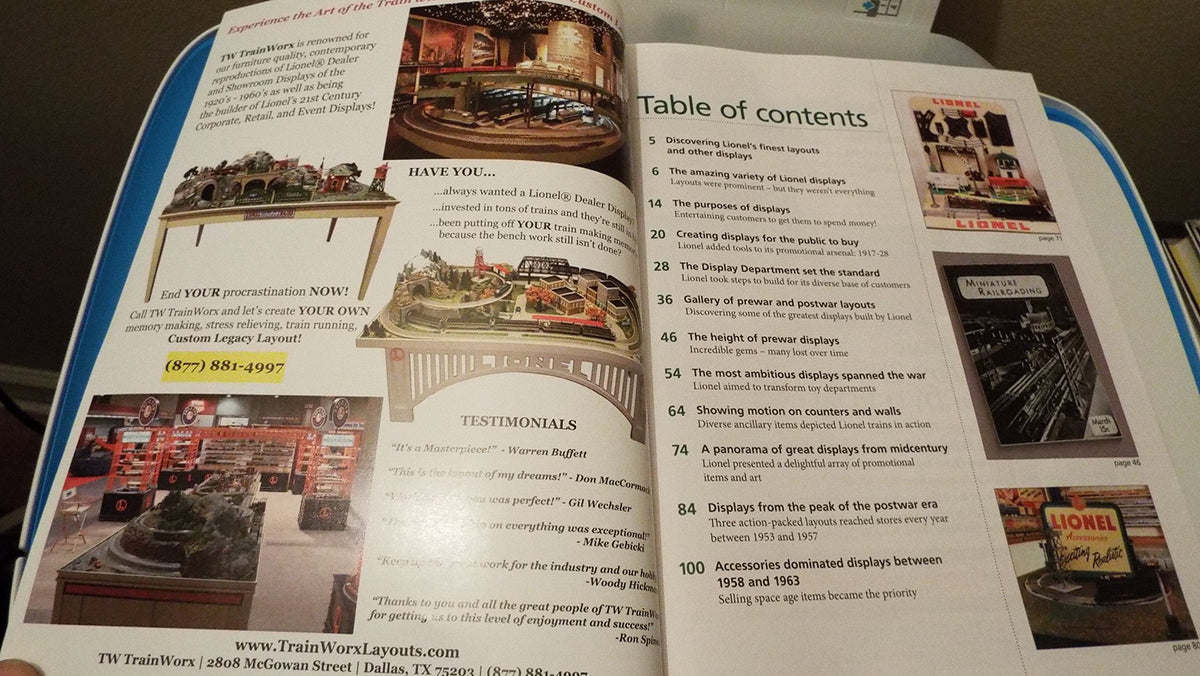 LIONEL TRAINS: Best Layouts & Store Displays Special Single Issue 2015 ...