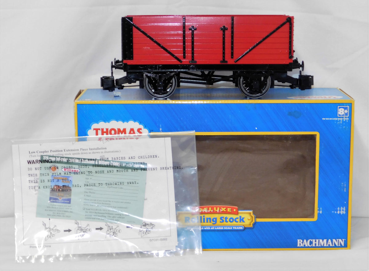 Bachmann 98013 Thomas OPEN WAGON RED Tank Engine & Friends G scale C-8 ...
