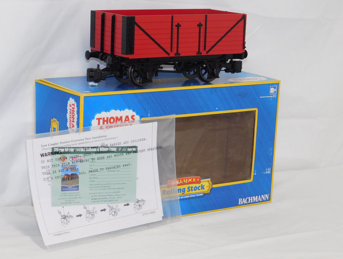 Bachmann 98013 Thomas OPEN WAGON RED Tank Engine & Friends G scale C-8 ...