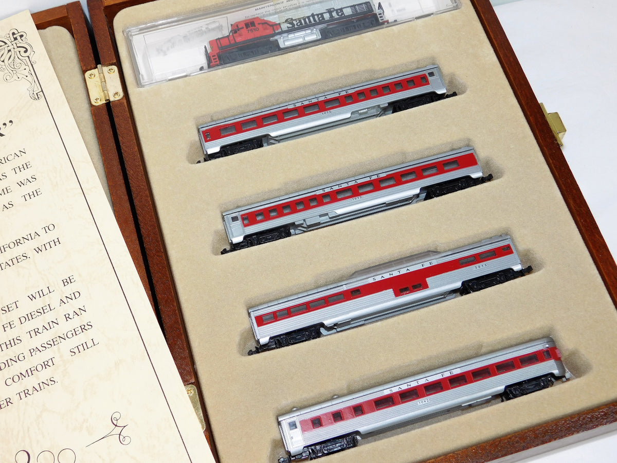 Model Power Santa Fe Super Liner Diesel Passenger Set Ltd ed #1028/200 ...