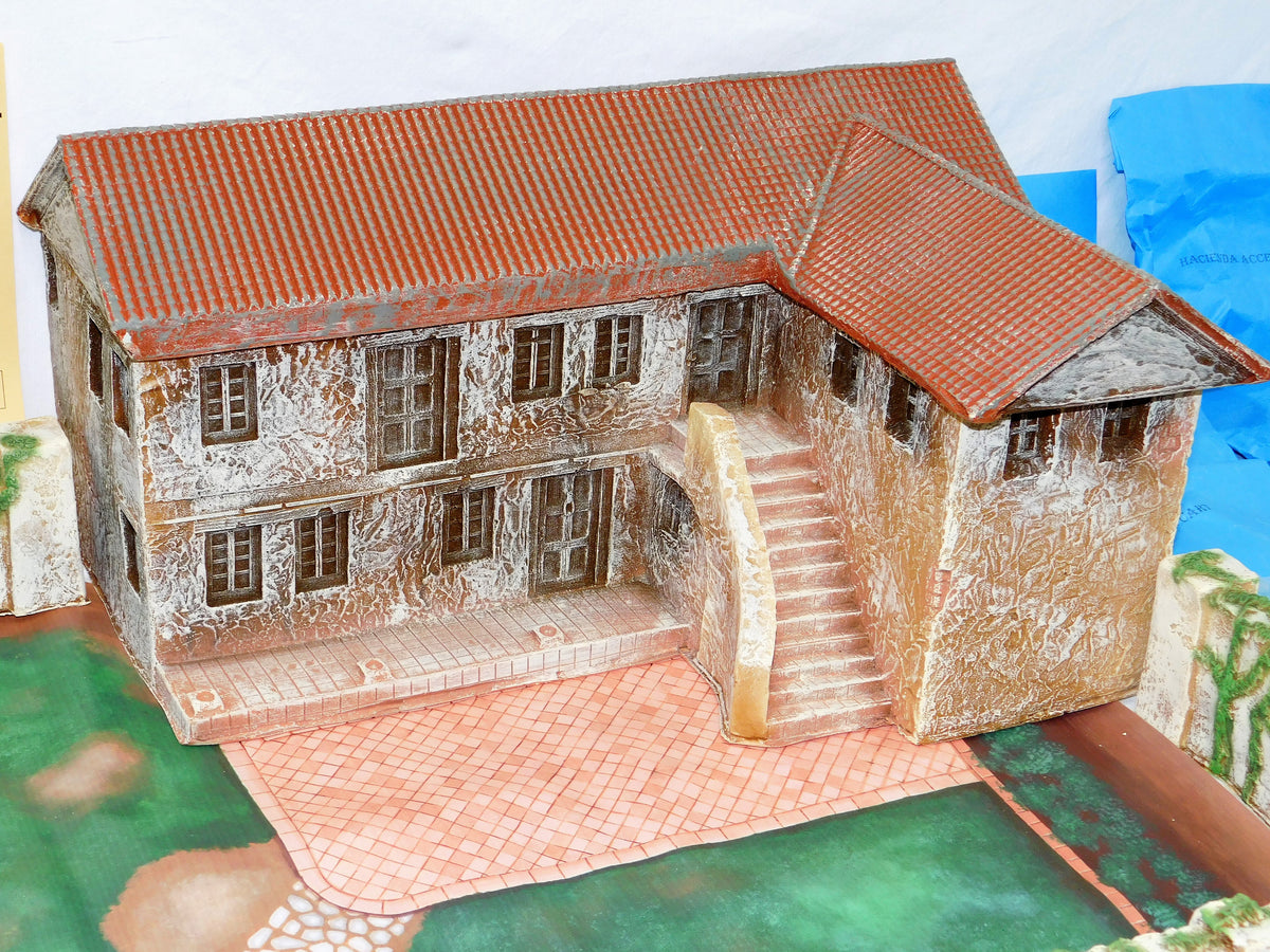 BARZSO Adventures of ZORRO Playset Hacienda / Courtyard 2009 54mm Boxe ...