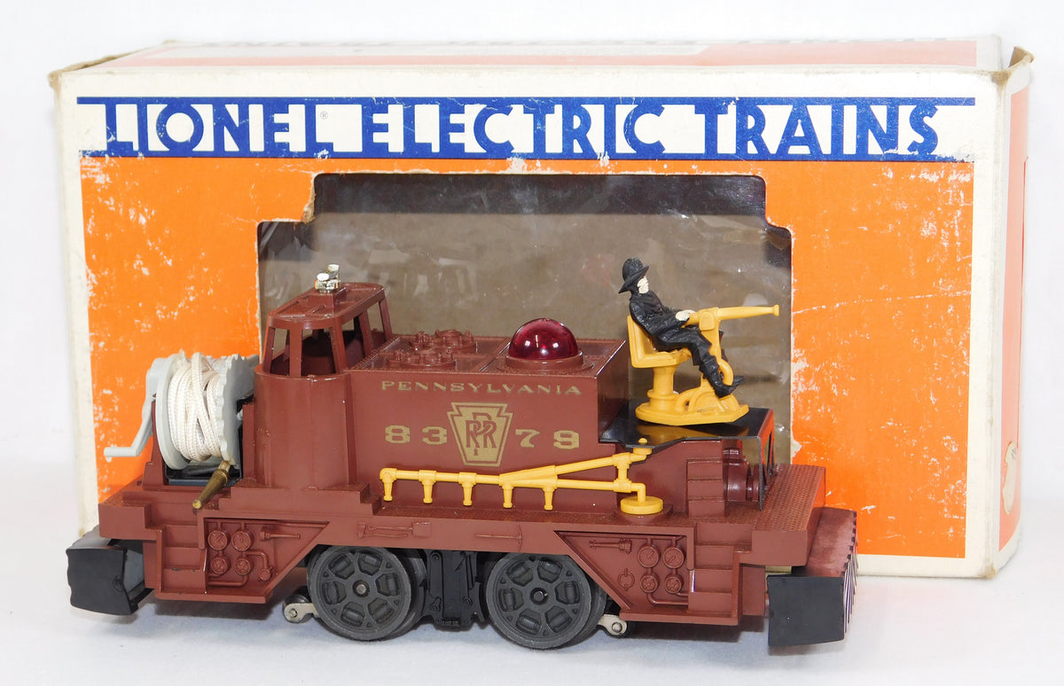 Lionel 8379 Pennsylvania Fire Fighter Car Reverses Lights Runs Motoriz ...