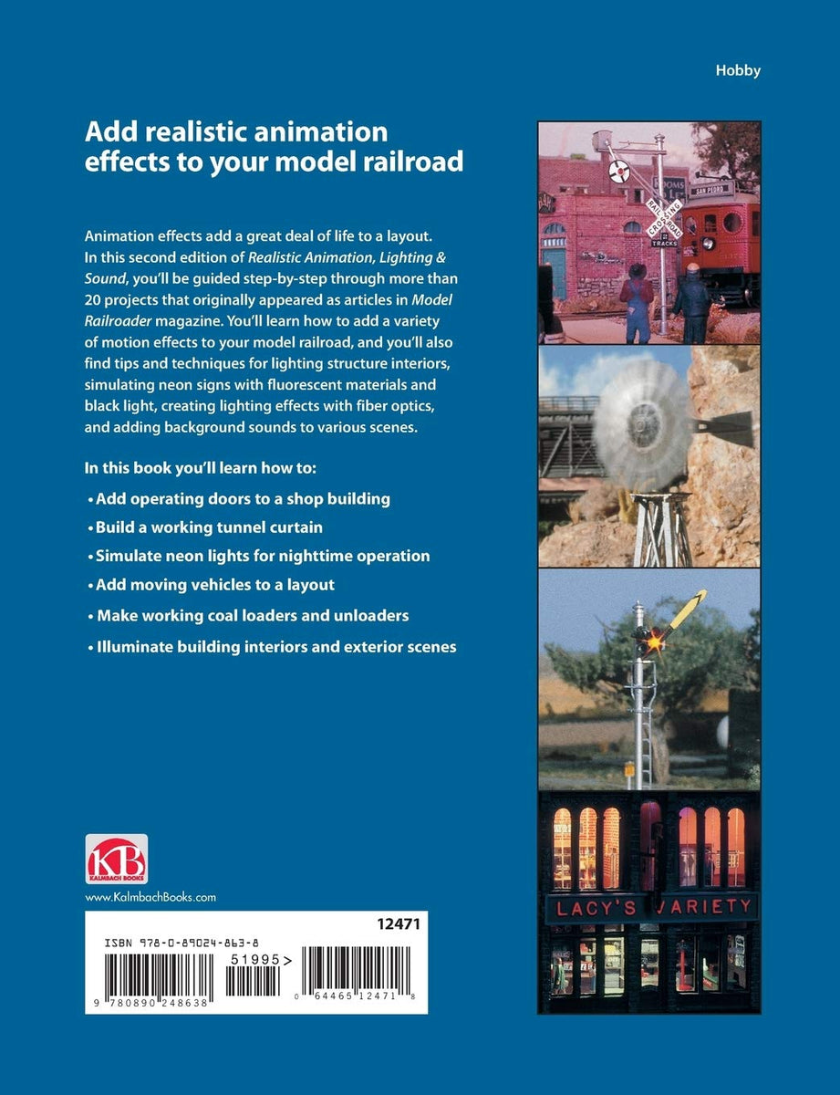 Realistic Animation, Lighting & Sound 2nd edition Model Railroader Boo ...